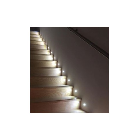 Kit iluminat inteligent scari cu 18 Spoturi LED mini 1W - Zenled